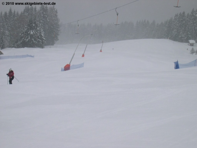 Beginner skiing at Goldeck • Review