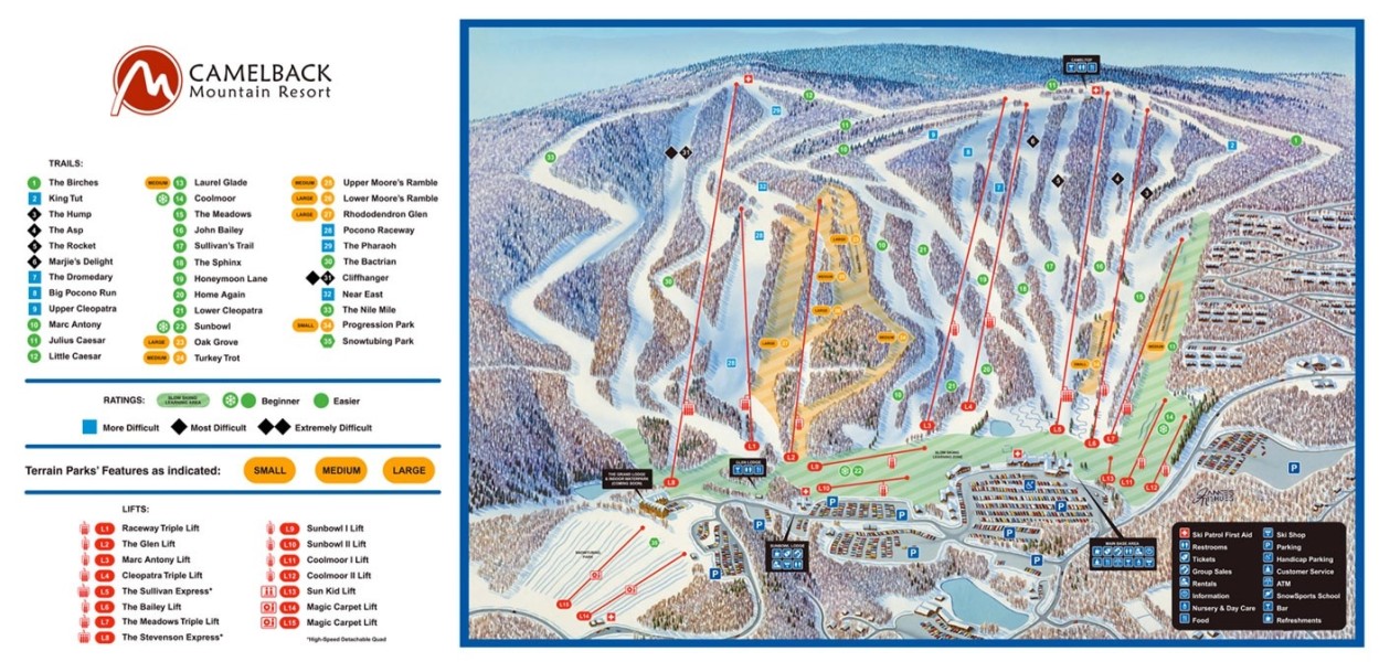 Camelback Ski Area • Ski Holiday • Reviews • Skiing