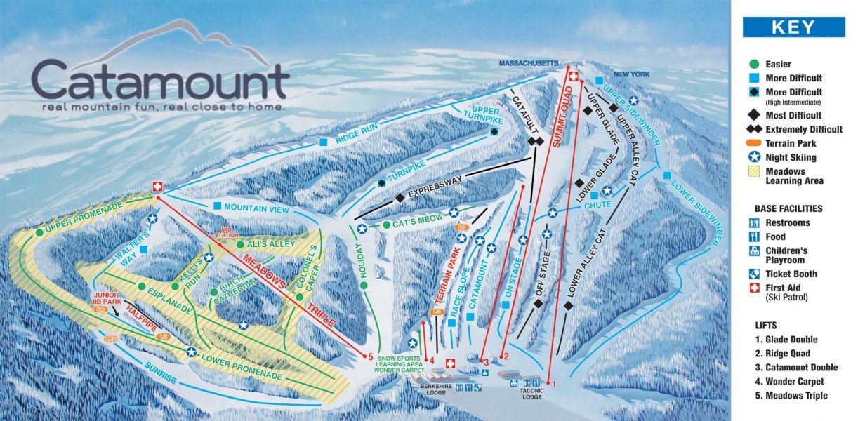 Catamount Ski Area • Ski Holiday • Reviews • Skiing