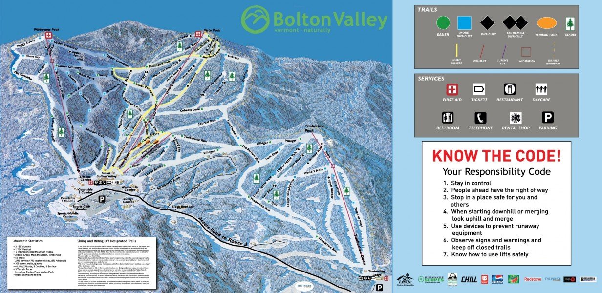 Skigebiet Bolton Valley Resort • Skiurlaub • Skifahren • Testberichte
