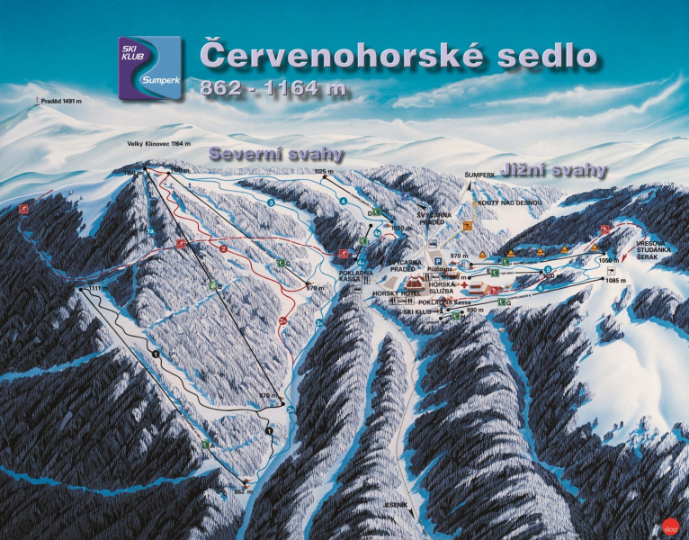 Skigebiet Cervenohorske sedlo • Skiurlaub • Skifahren • Testberichte