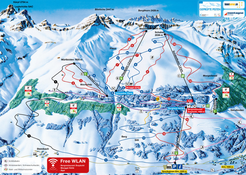 Skigebiet Elm • Skiurlaub • Skifahren • Testberichte
