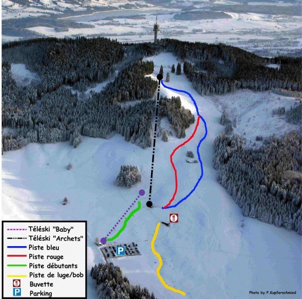 Pistenplan Mont Gibloux • Offene Lifte & Pisten • Skipanorama